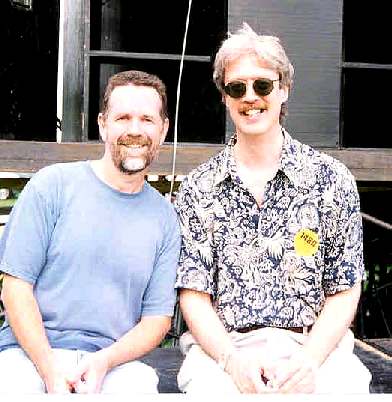 With "Boston" lead vocalist Brad Delp, taken at a performance